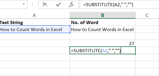 Count Words In Excel Word Counter